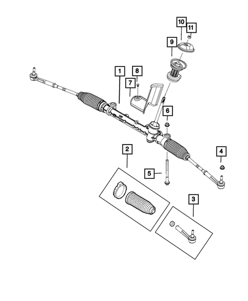 Steering Gear for 2018 Jeep Compass | Wholesale MOPAR