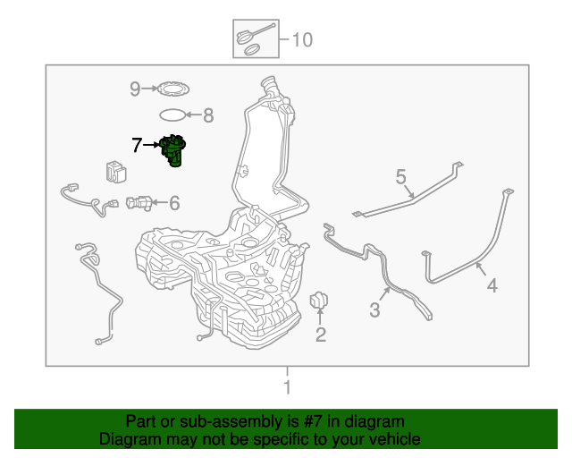 2014-2020 Mercedes-Benz Fuel Pump 222-470-00-94 | MB OEM Parts
