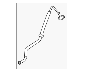 Ford BC3Z-3A713-N - Power Steering Return Hose - 2011-2016 Ford | OEM ...