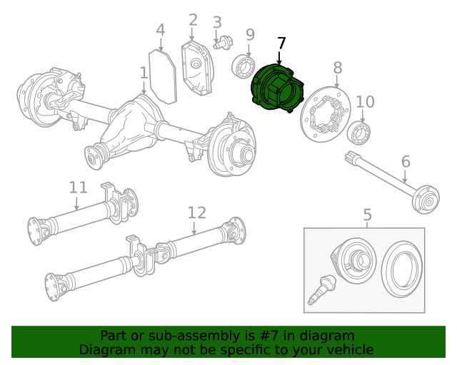 906-356-04-01 - Hub Assembly 2010-2024 Mercedes-Benz | Mercedes-Benz ...