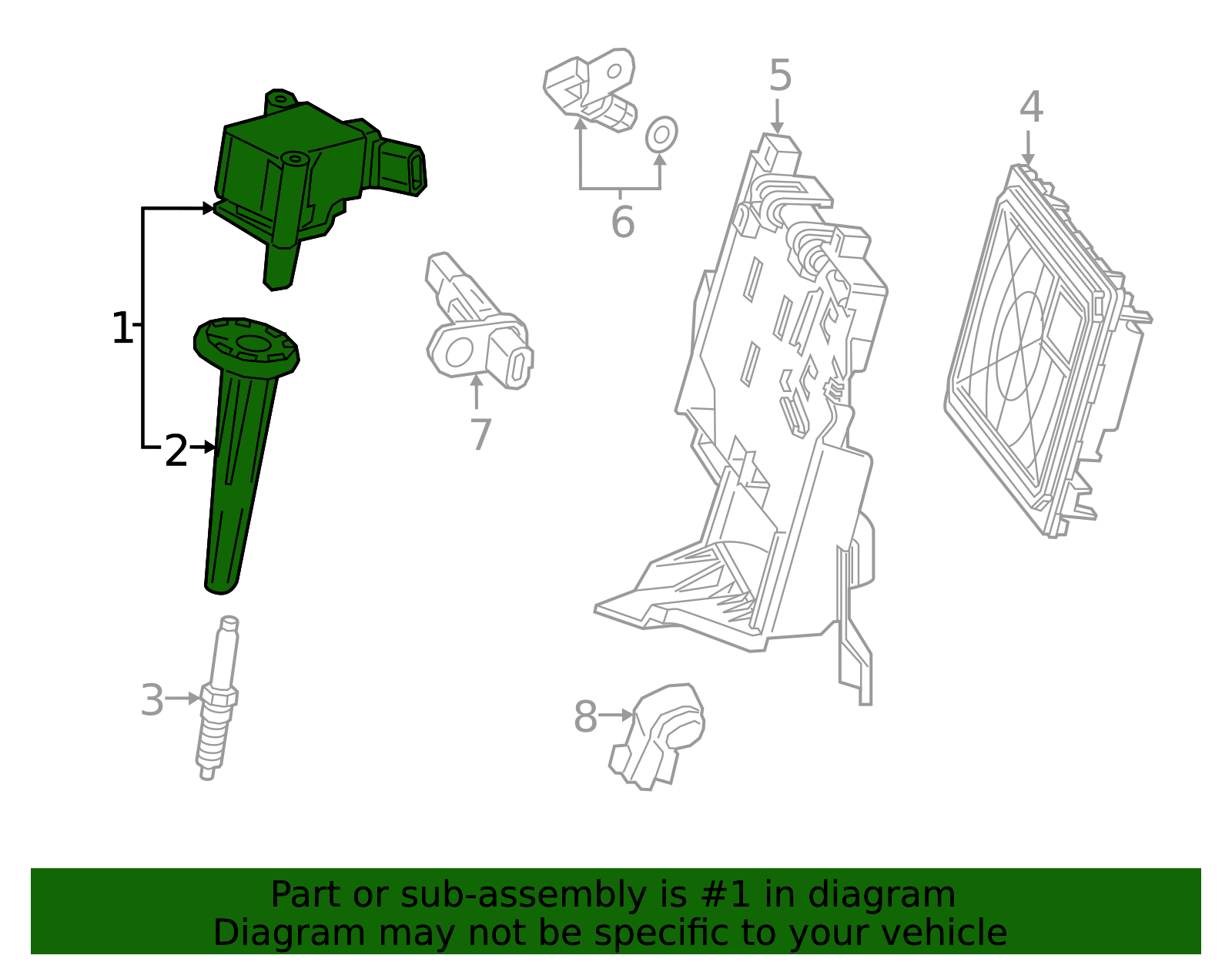 2019-2022 GM Ignition Coil 12710620 GM | GMPartsDirect.com
