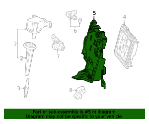 2019-2023 GM Engine Control Module Bracket 85122981 | AutoNationParts.com