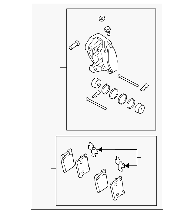 58210-D2050 - Caliper Assembly - 2019 Genesis G90 | Joseph Airport Hyundai