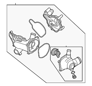 079-121-013-T - Water Pump Assembly 2008-2015 Audi | Audi OEM Parts