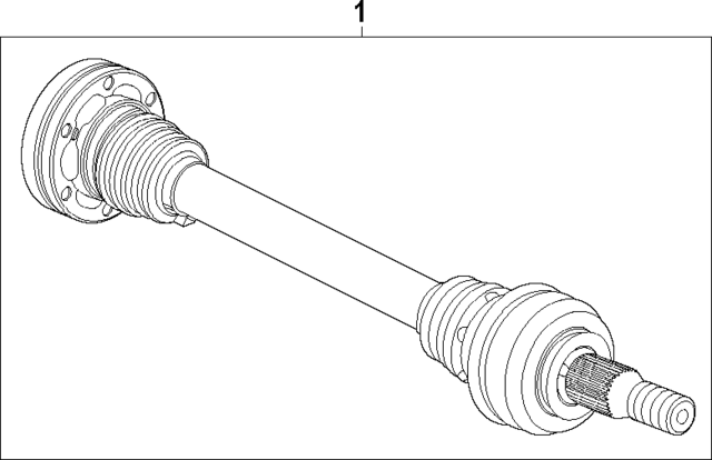 2023 Chevrolet Corvette Axle Assembly 85642686 GM | GMPartsDirect.com