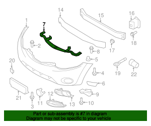 2009-2014 Nissan Murano Upper Retainer 62290-1AA0A | My Nissan Part