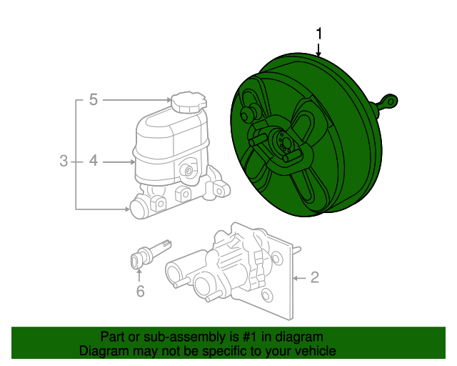 19432809 - Power Brake Booster AutoNationParts.com