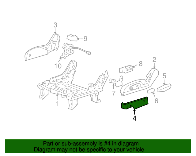 2005-2009 GM Lower Cover 89041767 | GMPartsDirect.com