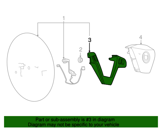 15912879 GM Dark Argent Metallic Cruise Control Switch | GM Parts Store