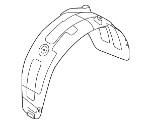 2020-2022 Kia Soul | Wheelhouse Liner | 86822-K0000 | Kia Auto Parts