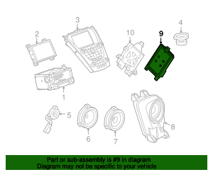 2010-2017 GM Radio Speaker Amplifier 22855806 | TascaParts.com