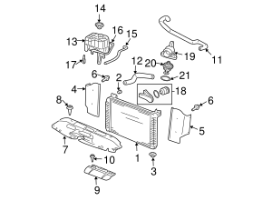 Buy Genuine GM Auto Parts - Radiator (Part # 19256745) | GM Parts Store