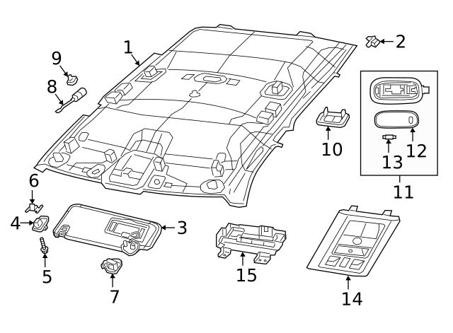 6PS37TX7AC - Visor Support - 2019-2020 Mopar | Mopar Parts Canada