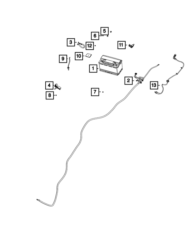 2006-2023 Mopar Storage Battery, Asia Pacific BPH7F001AA | Canada Mopar ...