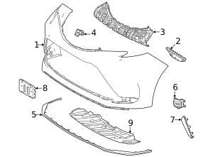 2021-2023 Toyota Sienna Bumper Cover 52119-08908 | OEM Parts Online