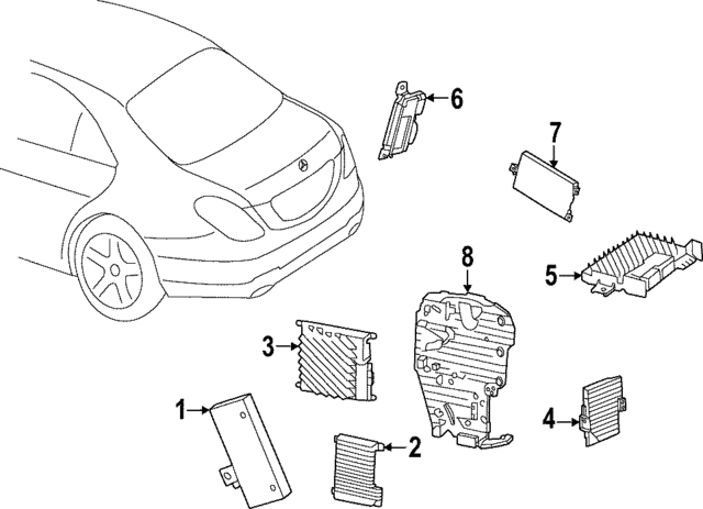 223-900-75-38 - Control Module 2024 Mercedes-Benz | Mercedes-Benz USA Parts