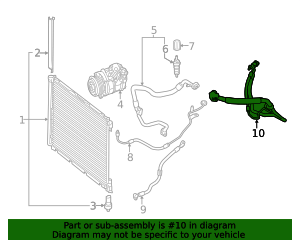 217-830-08-00 - AC Hoses 2018-2020 Mercedes-Benz | Mercedes-Benz USA Parts