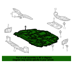 2010-2017 Toyota Engine Cover 51410-12105 | OEM Parts Online