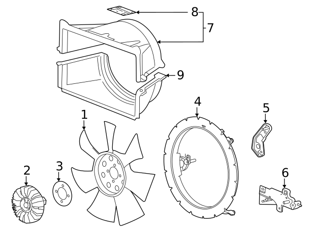 84382012 - Fan Blade Clutch 2020-2024 GM | AutoNationParts.com