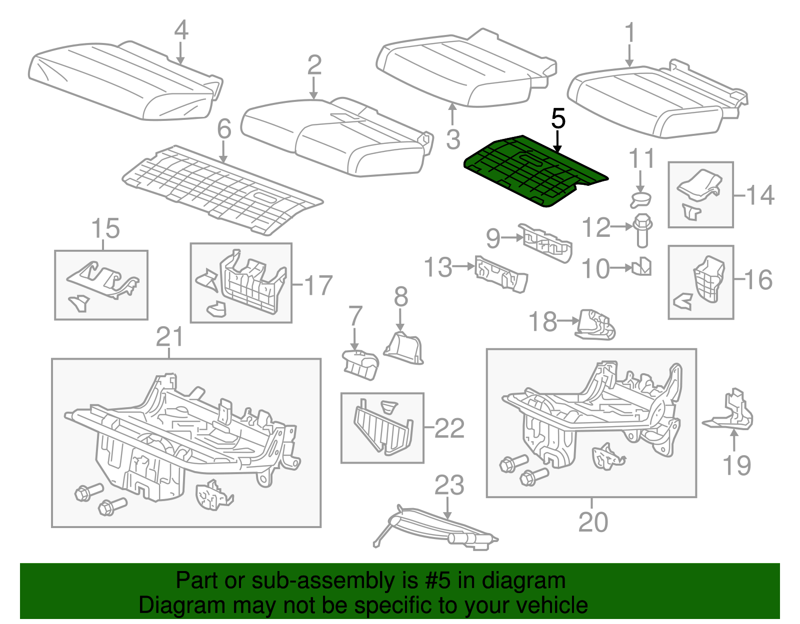 82139-TK8-A01 - Mat | Honda Car Parts Direct
