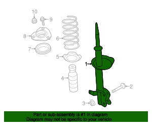E4302-4RA3A - Strut 2016-2018 Nissan Maxima | Nissan Parts ...