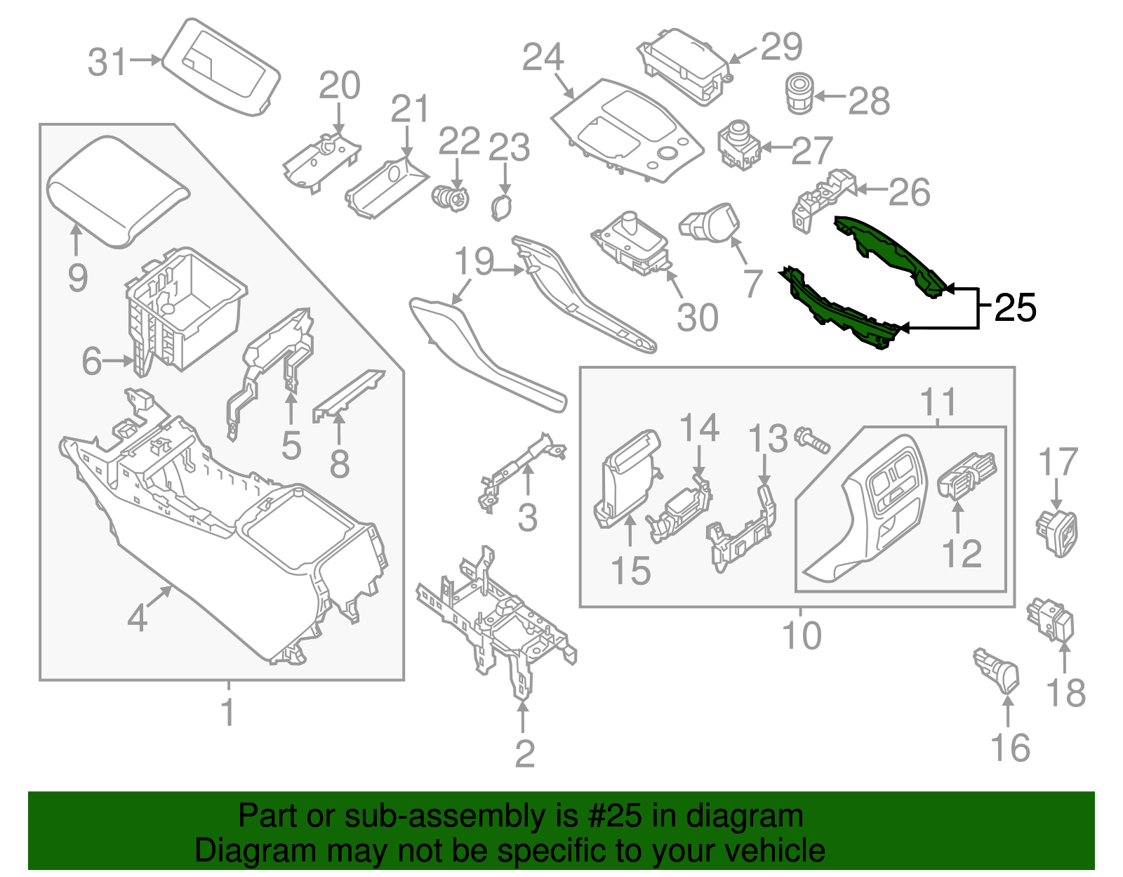 2013-2020 Infiniti Side Trim 96906-3JA0A | Faulkner Infiniti of Willow ...