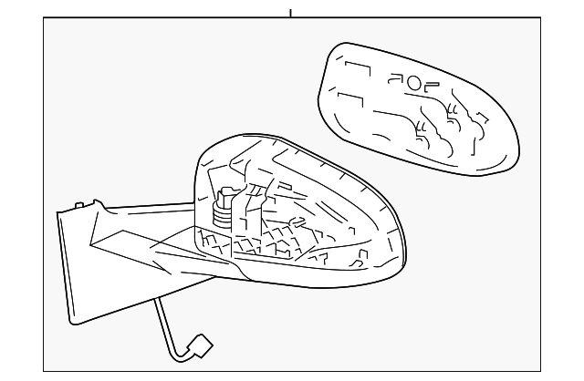 87910-0D560 - Mirror Assembly Right 2015-2018 Toyota Yaris | Ourisman ...