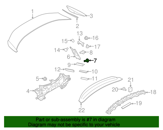 2016-2023 Porsche Bracket Insert 999-504-261-01 | Sunset Porsche Parts