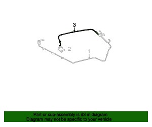 2000-2004 Toyota Avalon Cable 86203-AC010 | Toyota San Diego Parts