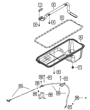 2019-2024 Ram Engine Oil Pan 68447680AA | Mopar eStore