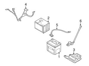 91850-2K210 - Positive Cable 2010-2011 Kia Soul | Kia.Parts Store