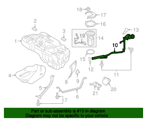 Genuine OEM Ford Part - Filler Pipe GN1Z-9034-S | Genuine OEM Ford ...