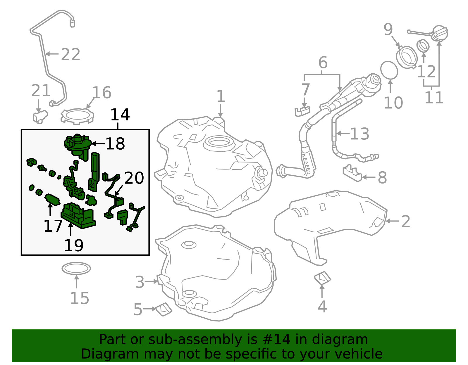 77020-12A80 - High-Quality Fuel Pump Assembly for 2019-2024 Toyota ...