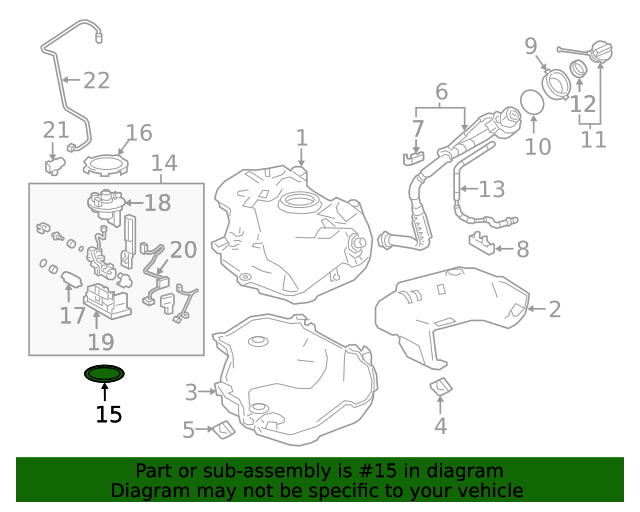 77169-06060 - Fuel Pump Assembly O-Ring - 2010-2022 Toyota | OEM ...