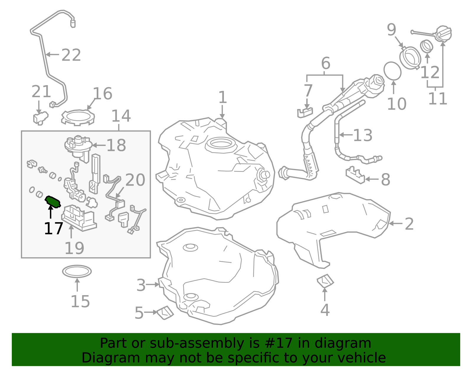 2019-2024 Toyota Fuel Pump 23221-47031 | Toyota Parts Center