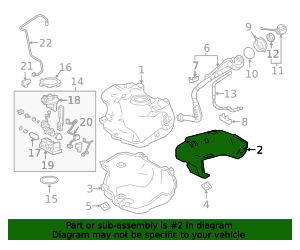 77641-47060 - Fuel Tank Shield 2016-2022 Toyota | AutoNation Parts