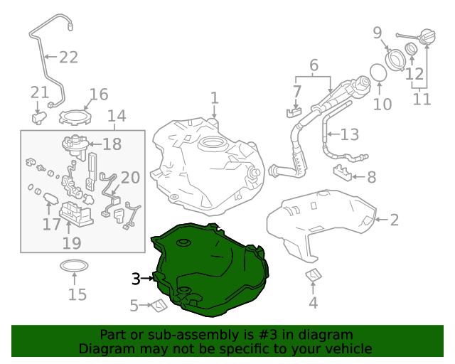 77606-76010 - Fuel Tank Shield 2019-2022 Toyota | AutoNationParts.com