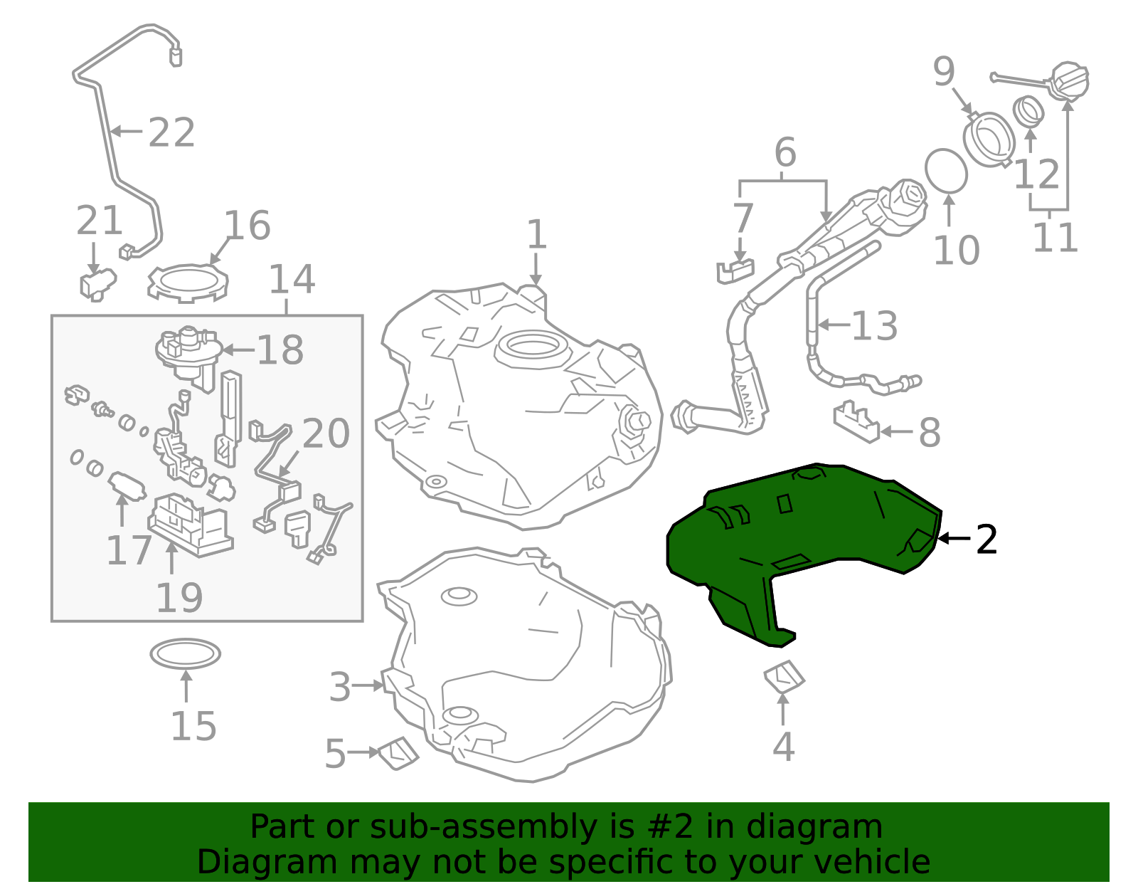 77641-0A110 - 2019-2024 Toyota - Tank Shield | Sparks Parts