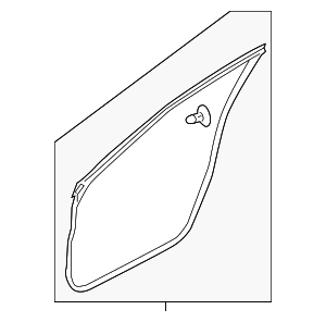 2011-2017 Nissan Juke Door Weather-Strip 80831-1KA0A | CMA's Colonial ...