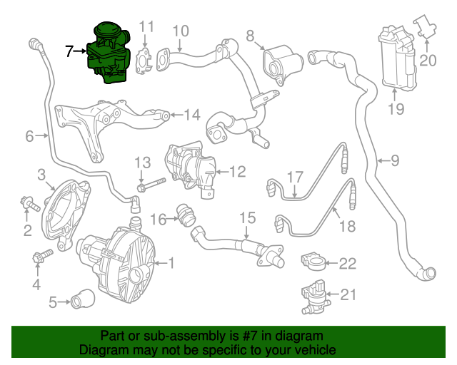 2012-2015 Mercedes-Benz Secondary Air Injection Control Valve ...