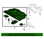 2016-2021 Mazda CX-3 Under-Body Shield d09h56110b | TascaParts.com
