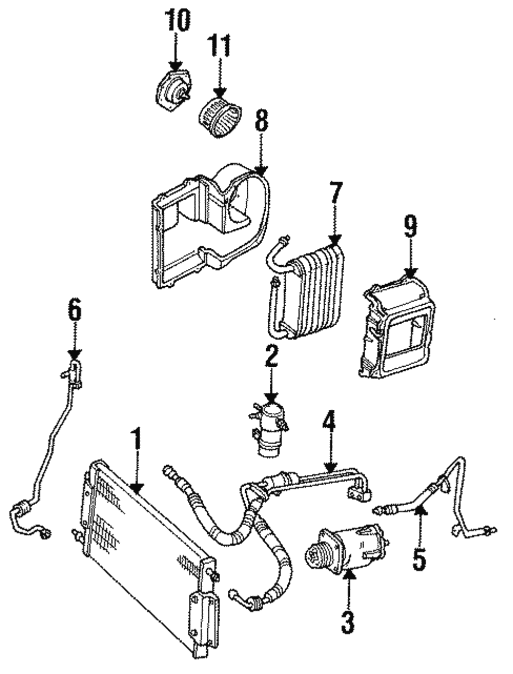 1985-1991 GM R4 Air Conditioning Compressor and Clutch Assembly ...