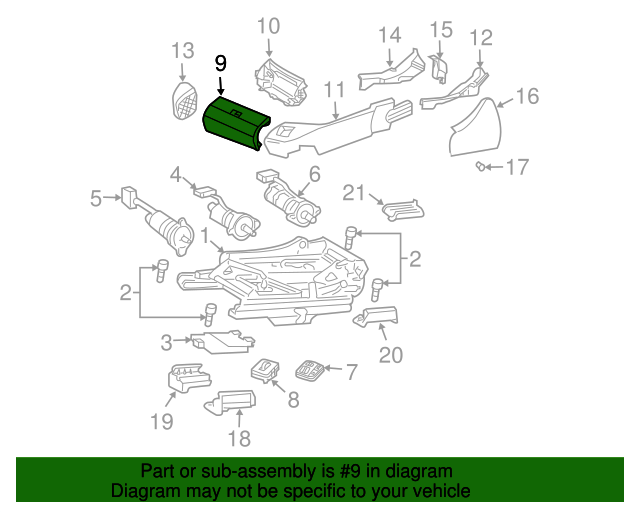 230-910-21-18-9051 - Front Cover 2003-2012 Mercedes-Benz | Mercedes ...