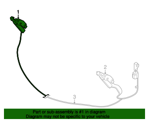 30663580 - Headlight Washer Nozzle 2007-2016 Volvo | AutoNation Parts