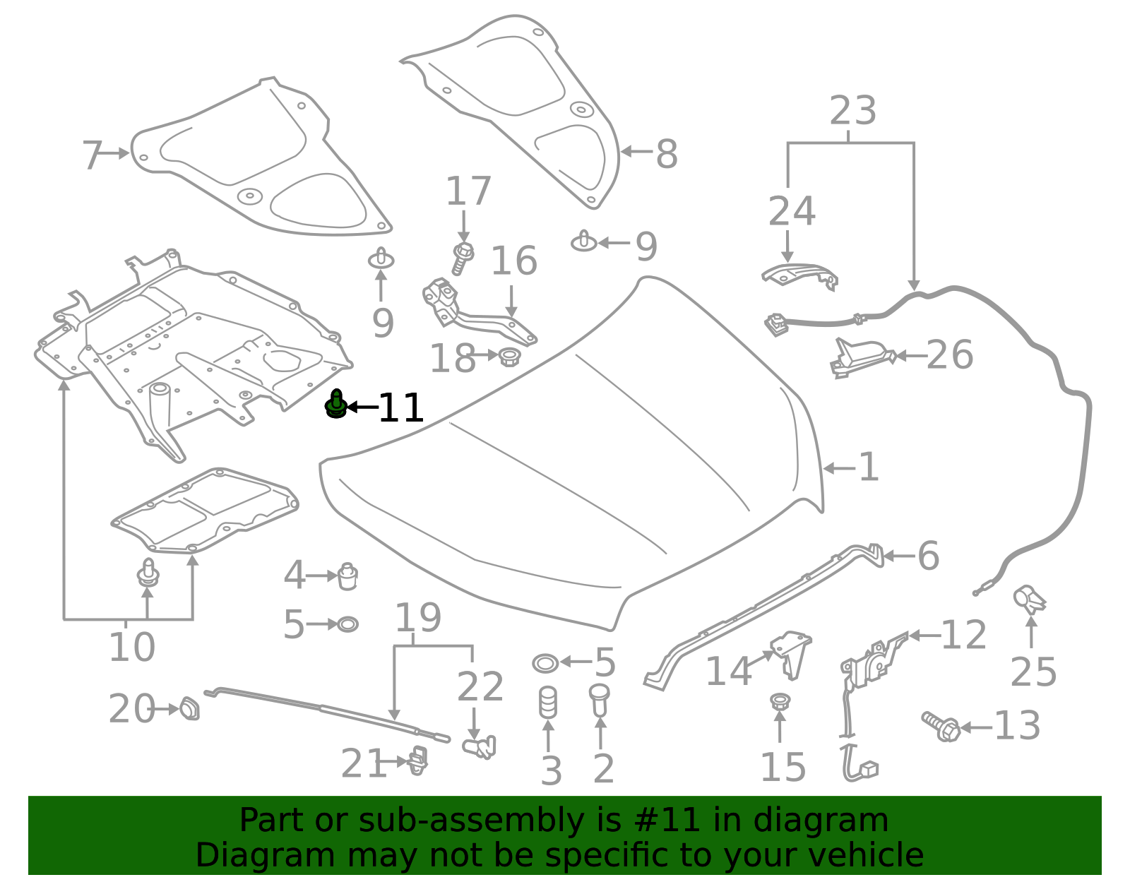 2019-2022 Subaru Ascent Duct 57253XC01A | Subaru Parts Store