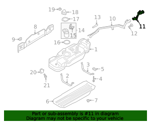 Genuine OEM Ford Part - Filler Tube JL1Z-9034-A | Genuine OEM Ford ...