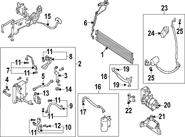 97729-CU000 - A/C Compressor 2023-2024 Hyundai | Group 1 Auto Parts