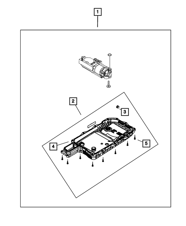 MOPAR TRANSMISSION OIL PAN - 68507921AA - 68507921AA | Mopar Online Parts