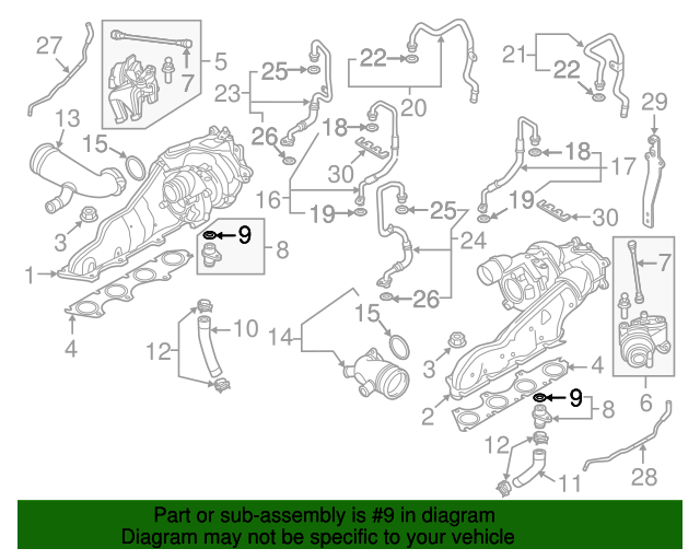 2013-2024 Audi Oil Inlet Tube O-Ring WHT-006-901-A | Audi USA Parts