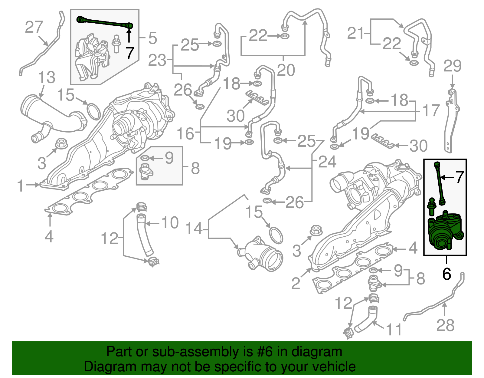 2013-2018 Audi Vacuum Control Valve 079-145-461-K | OEM Parts Online